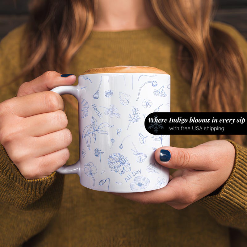 Indigo Mugs - Etsy Canada