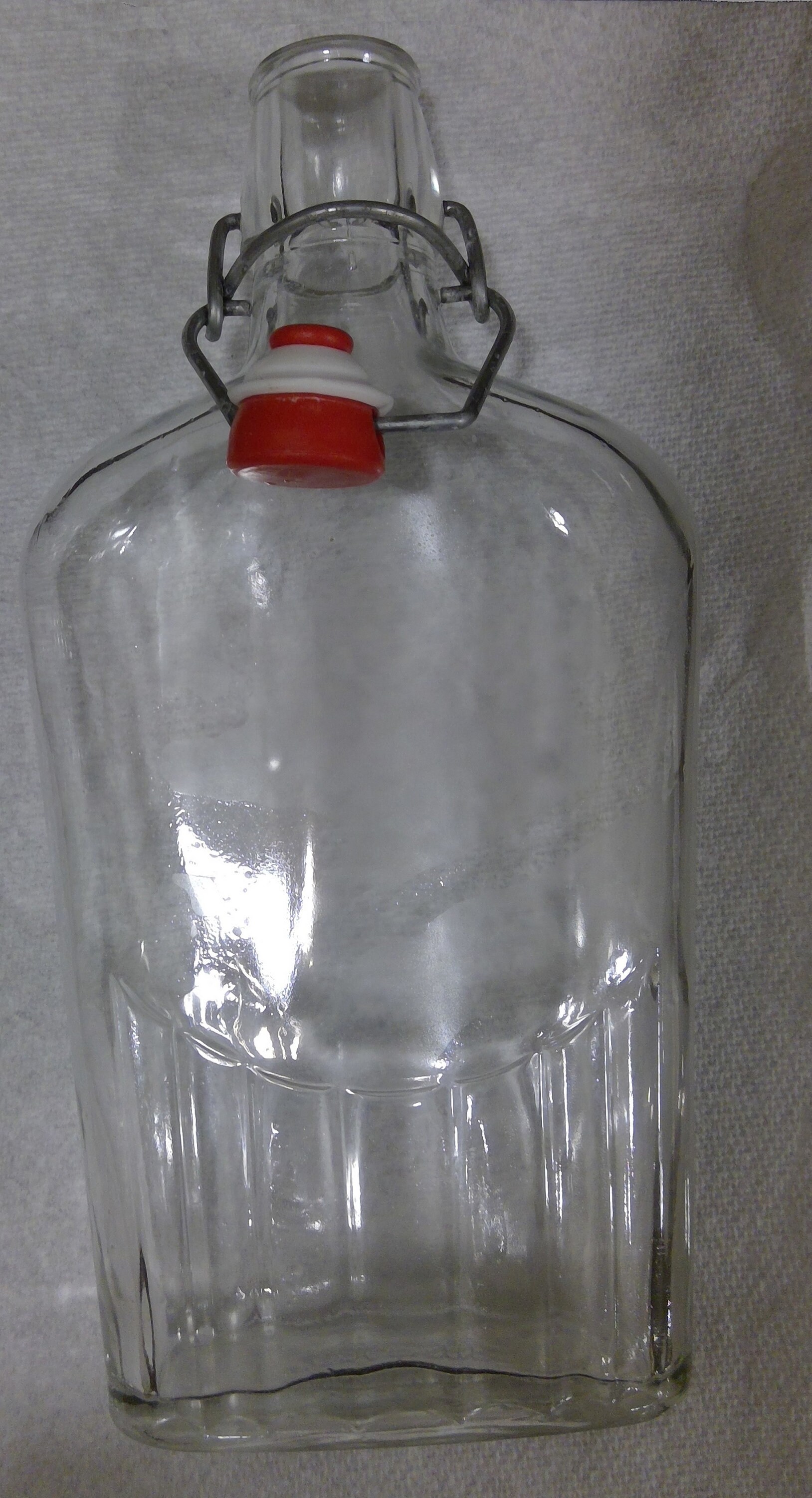 Clear Glass Syrup Bottle With Swing Top Flask Clear Glass - Etsy