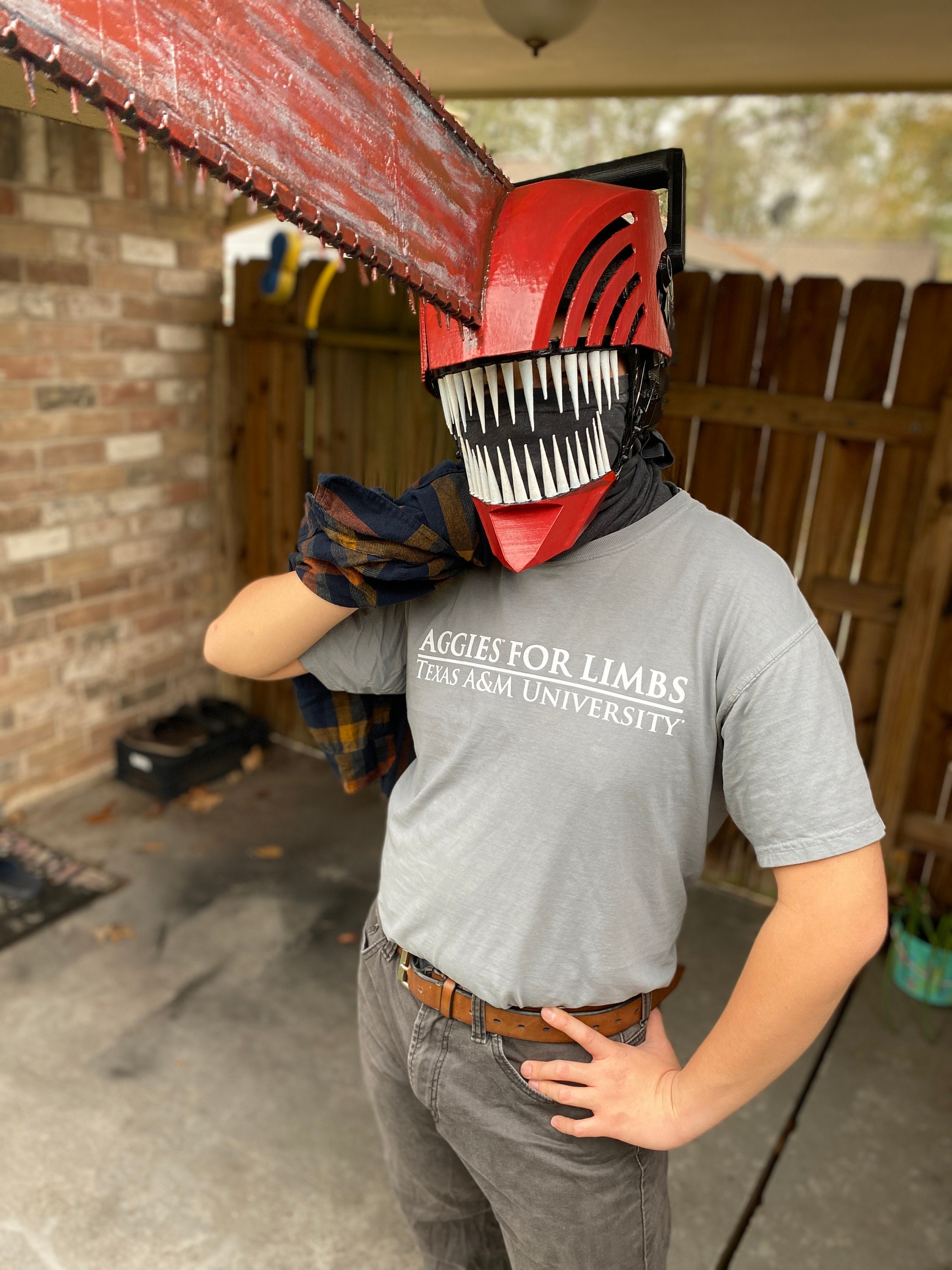 Chainsaw Man Helmet 3d Printing Files Stl Etsy Uk Free Hot Nude 