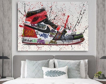 Graffiti Jordan 1 - Etsy