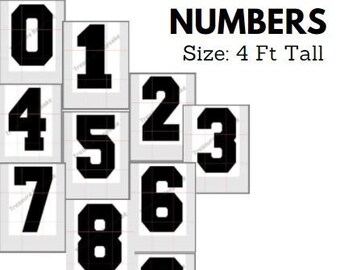 4ft Marquee Numbers - Etsy