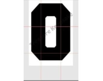 Number 0 Template - Etsy