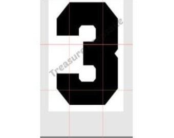 Number 8/digital Download Template/ PDF Files/ Instant | Etsy