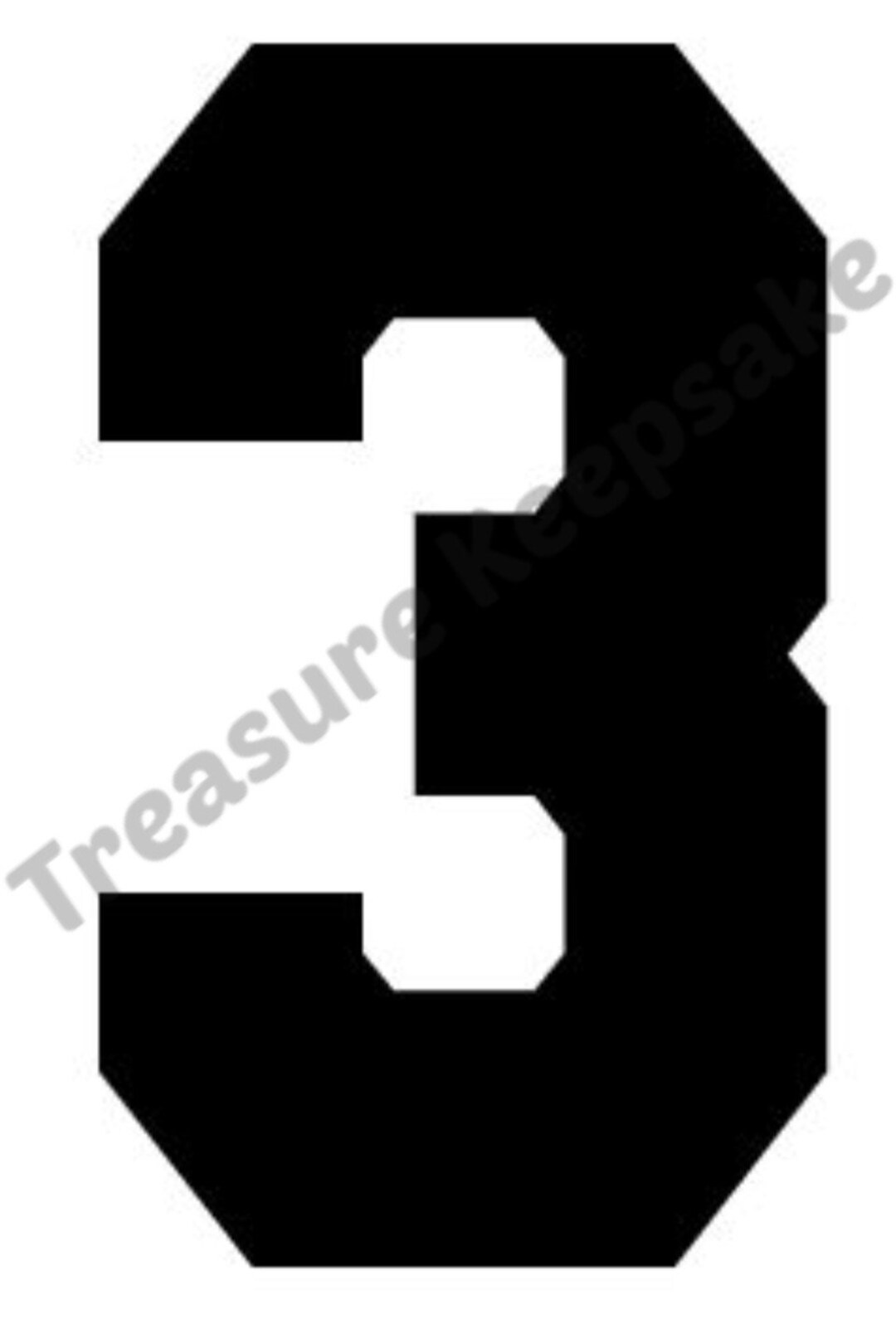 3ft/number 3/digital Download Template/ PDF Files/ Instant Download ...