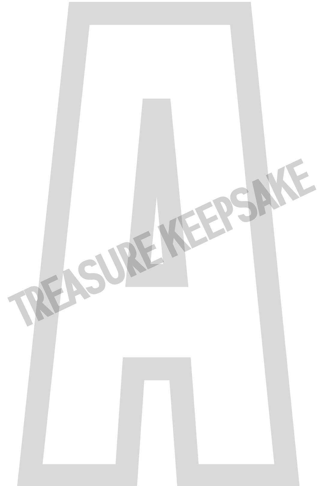 3ft | Letter A | Digital Download Template | PDF Files | Instant ...