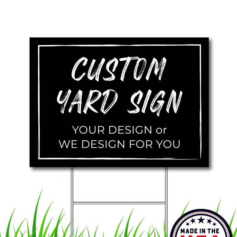 Custom Yard Sign - Etsy