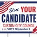 Custom Political Sign, Election Signs, Personalized Yard Sign, 24" X 18 ...
