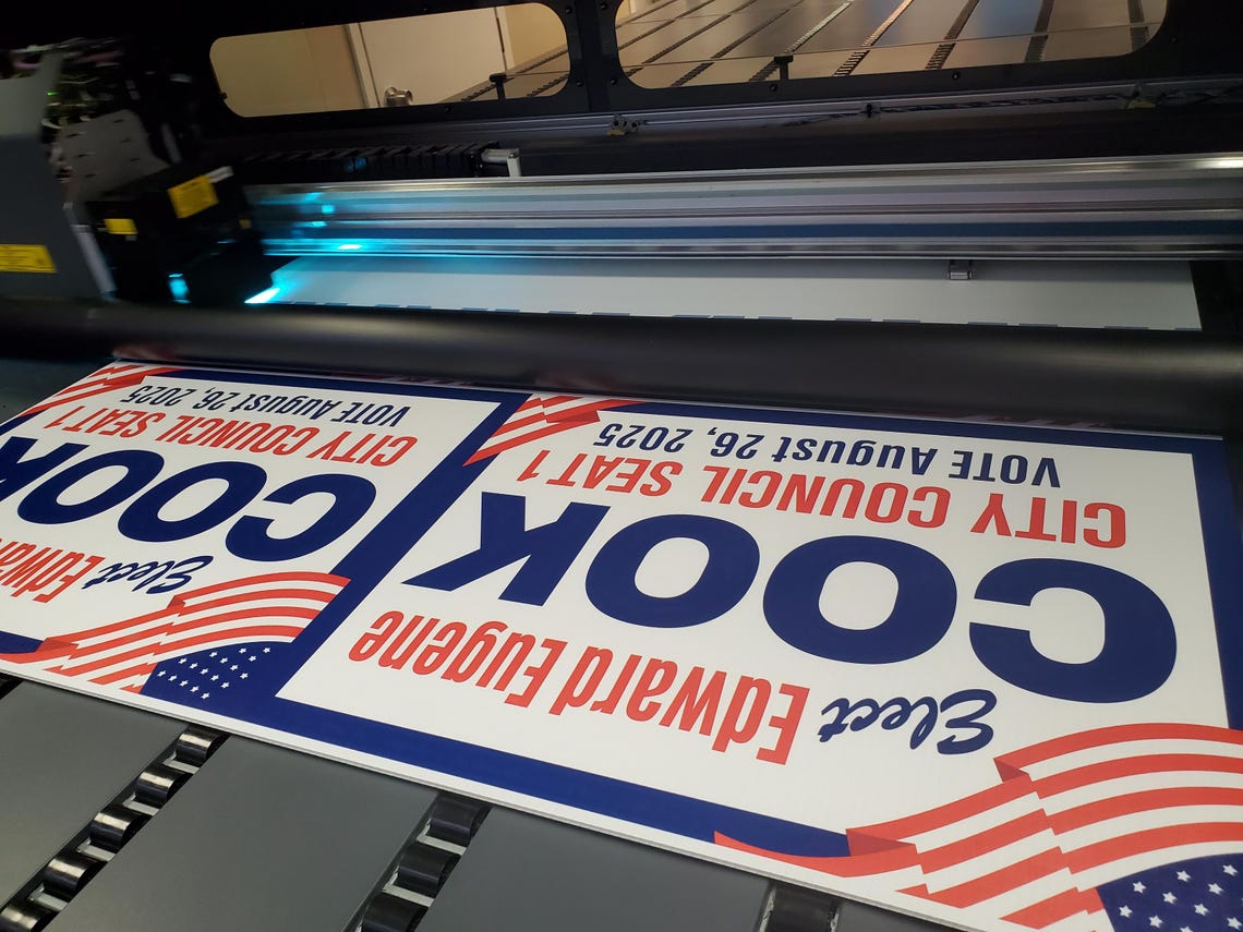 Custom Political Sign, Election Signs, Personalized Yard Sign, 24" X 18 ...