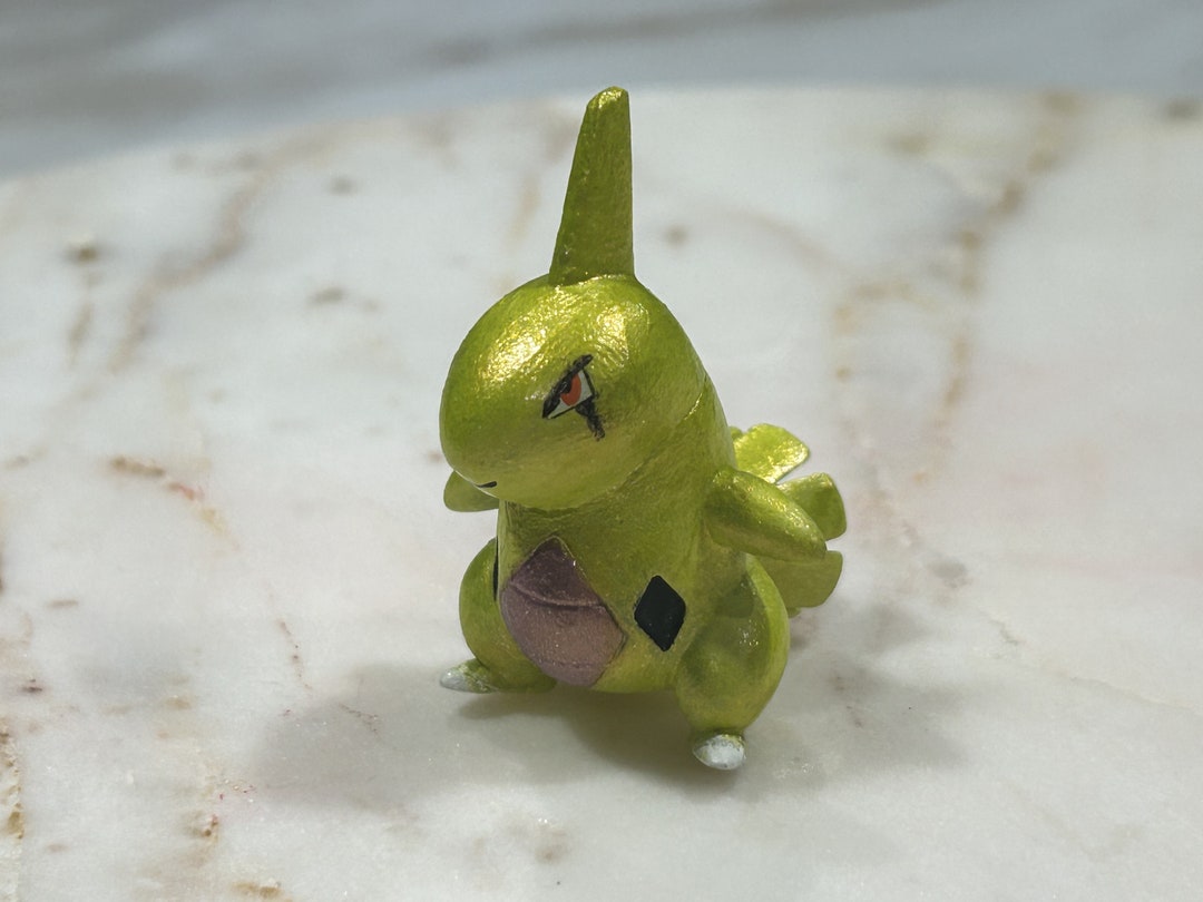 Shiny Larvitar Pokémon Figure (handpainted Figure) - Etsy