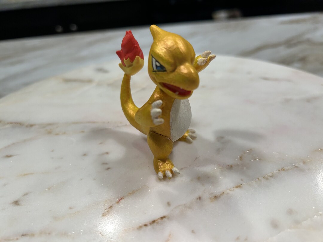 Shiny Charmeleon Pokémon Figure - Etsy
