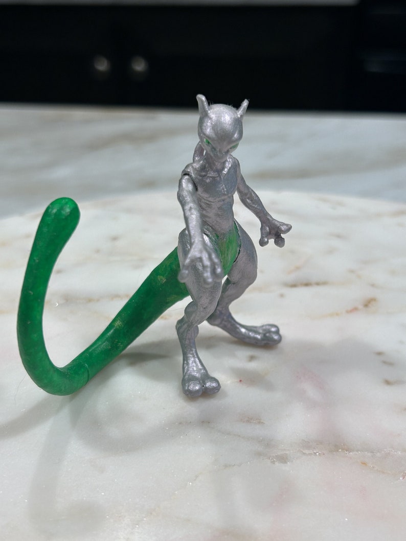 Shiny Mewtwo Detective Pikachu Pokémon Figure (handpainted Figure) - Etsy