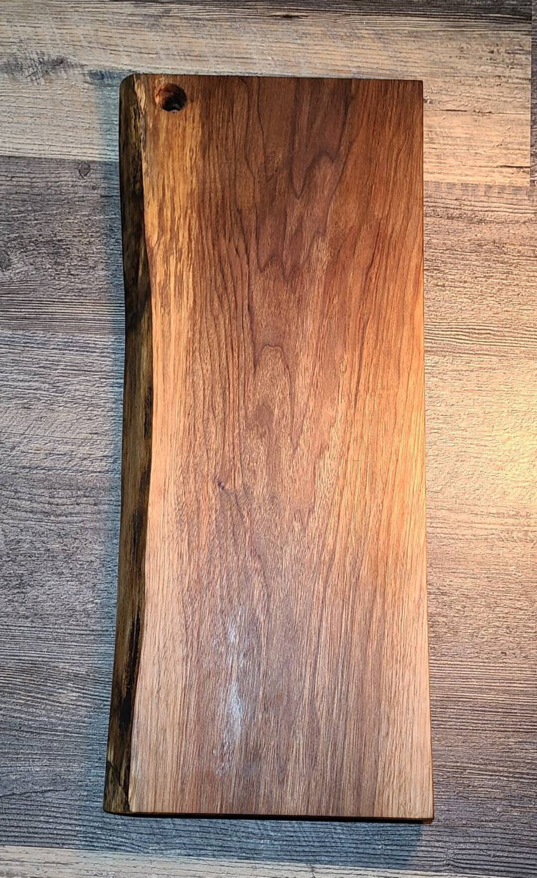 Live Edge Walnut Charcuterie Board 53.5cm23cmx2.5cm - Etsy