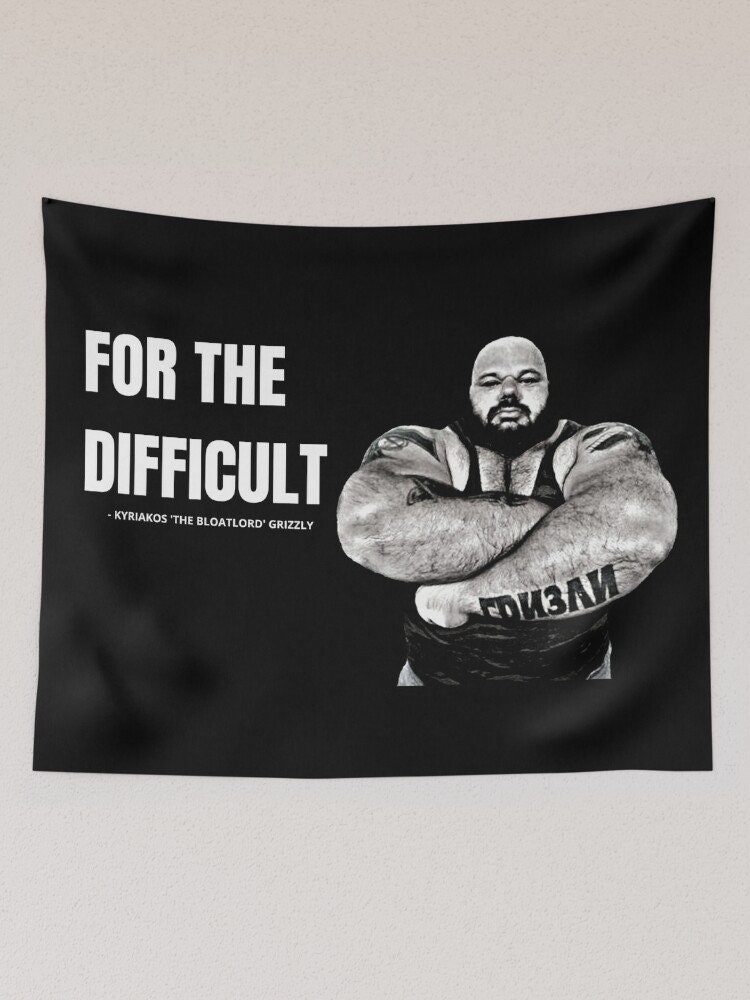 Kyriakos Grizzly for the Difficult Tapestry, Kyriakos Grizzly Tapestry, the Difficult Tapestry ...