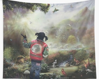 Chief Keef Garden of Eden Tapestry - Etsy