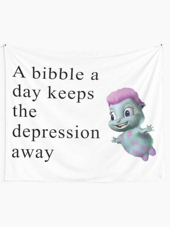 Bibble Meme Tapestry Bibble Tapestry Barbie Tapestry Bibble | Etsy