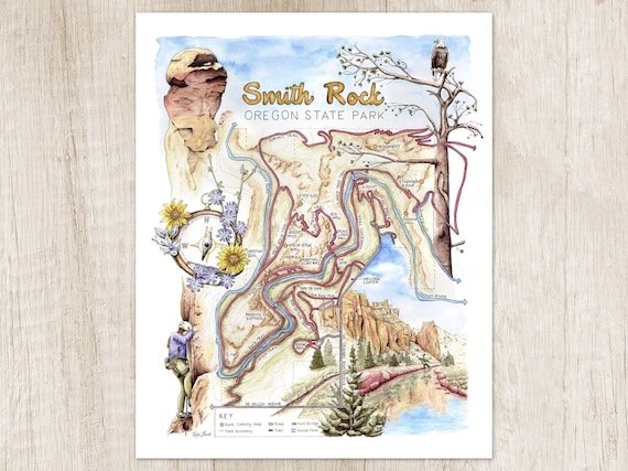 Smith Rock State Park Map