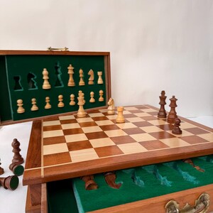 16X16 Inch Chess Board Square Size, Wooden Chess Set,premium Wooden ...