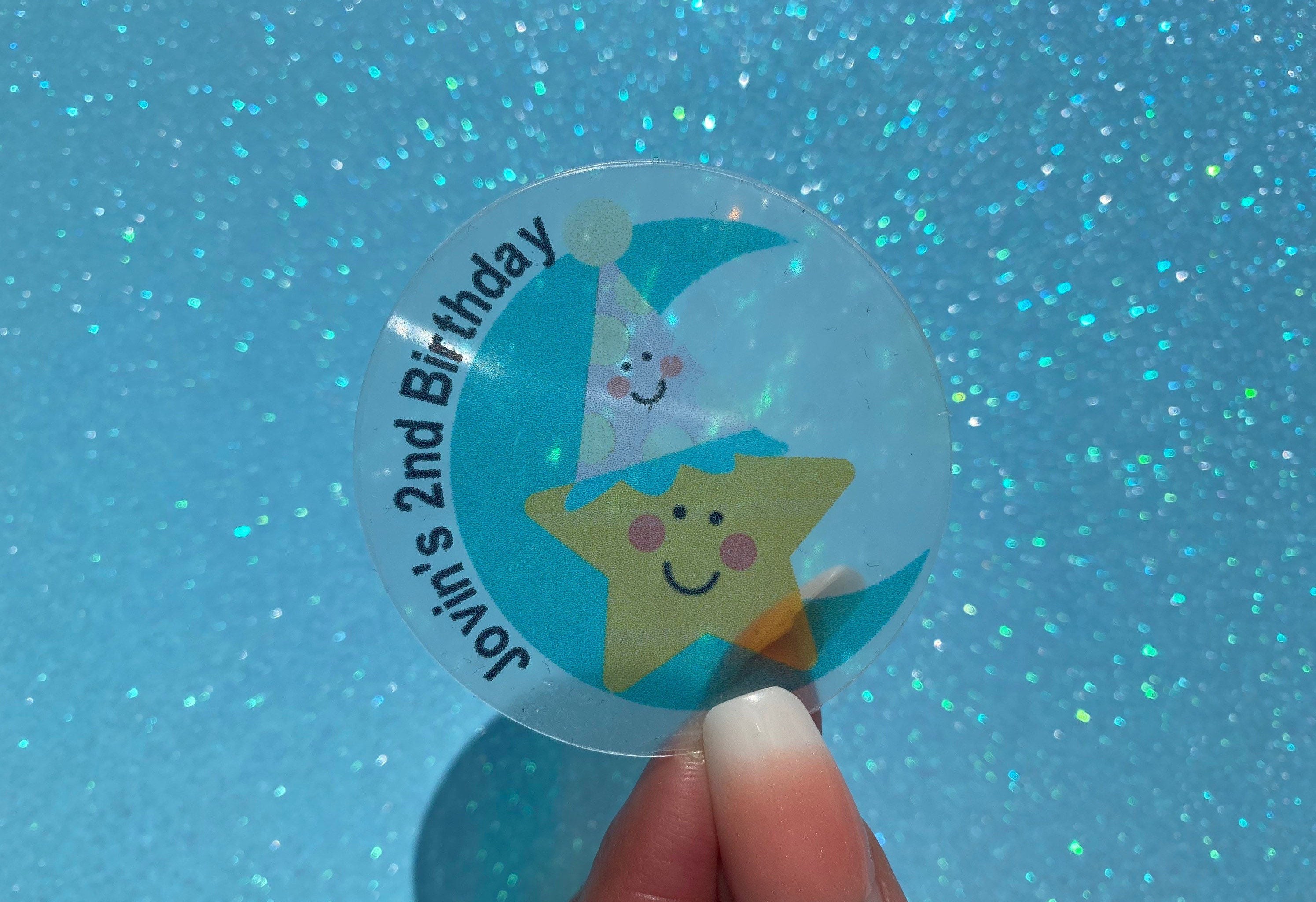 PERSONALISED BIRTHDAY STICKERS Pack of 20 - Etsy UK