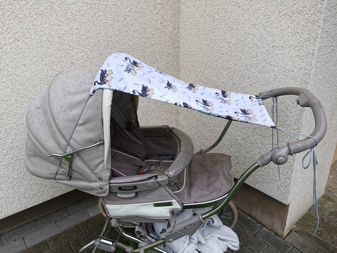 Cotton Stroller Sun Shade, UV Protection Buggy Cover - Etsy