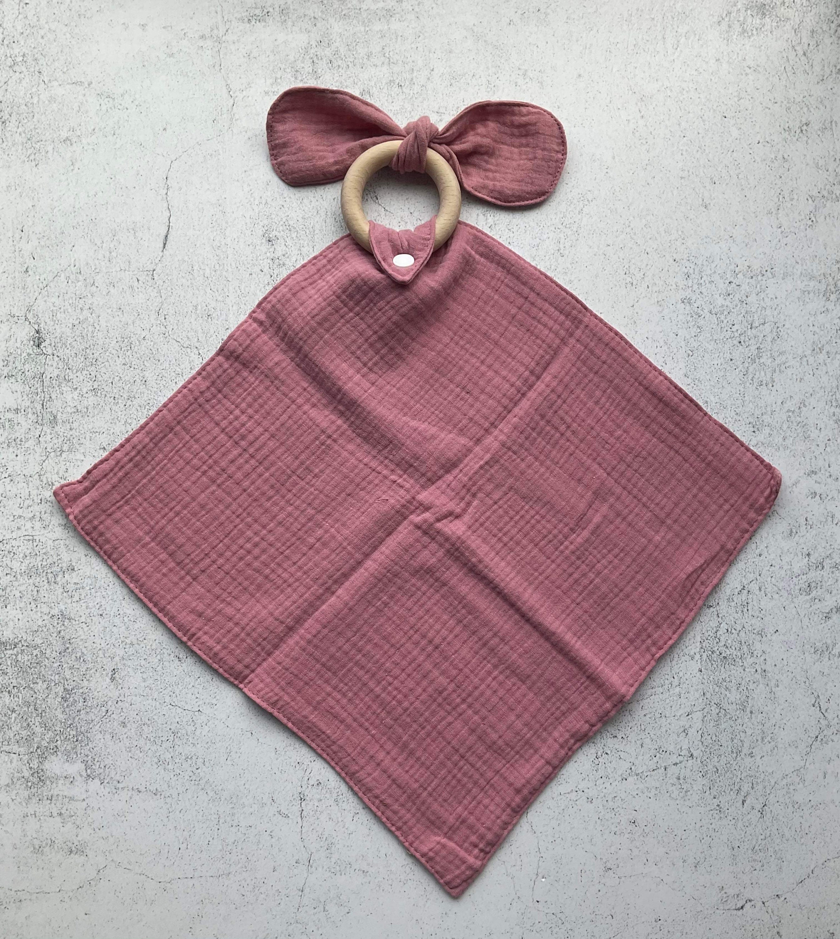 Personalized Baby Wooden Circle Teether With Tie Name - Etsy