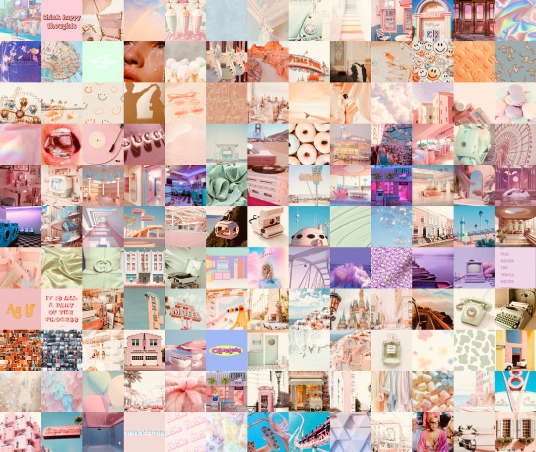 Pastel Dream Collage PRINTED - Etsy