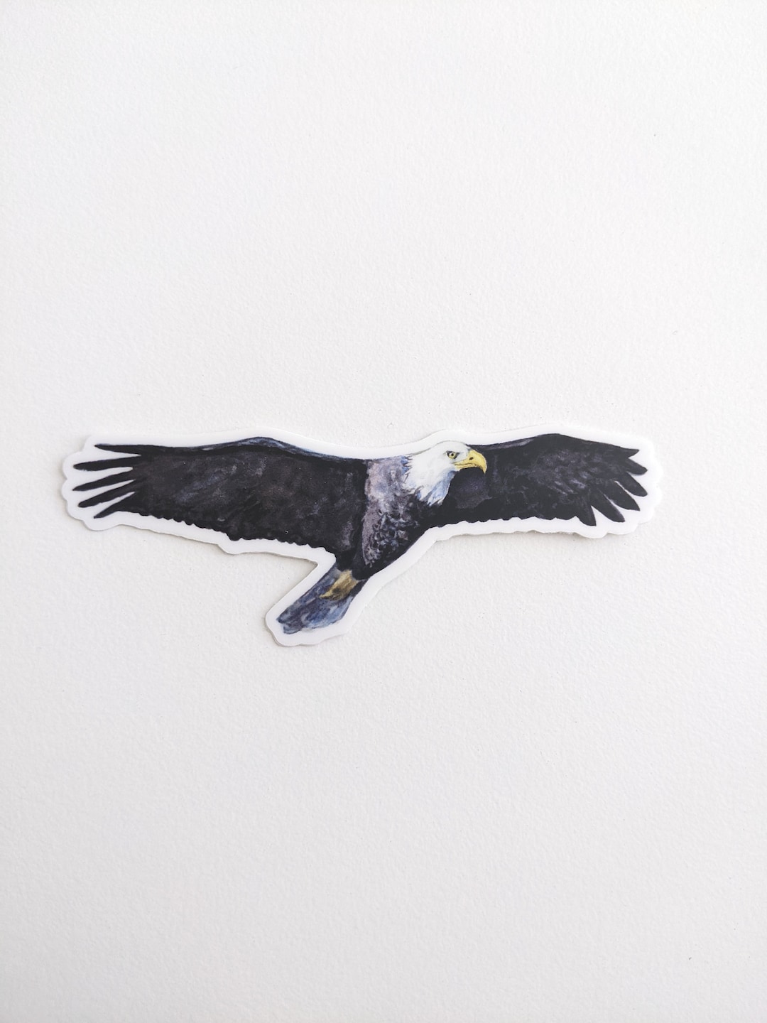 Eagle Stickers, Watercolor Illustration, Soaring Eagle, Vinyl Stickers ...