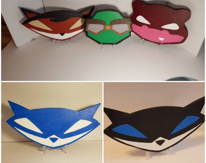 Sly Cooper Gang 1-color Vinyl Sticker Sly, Bentley, or Murray Inspired ...