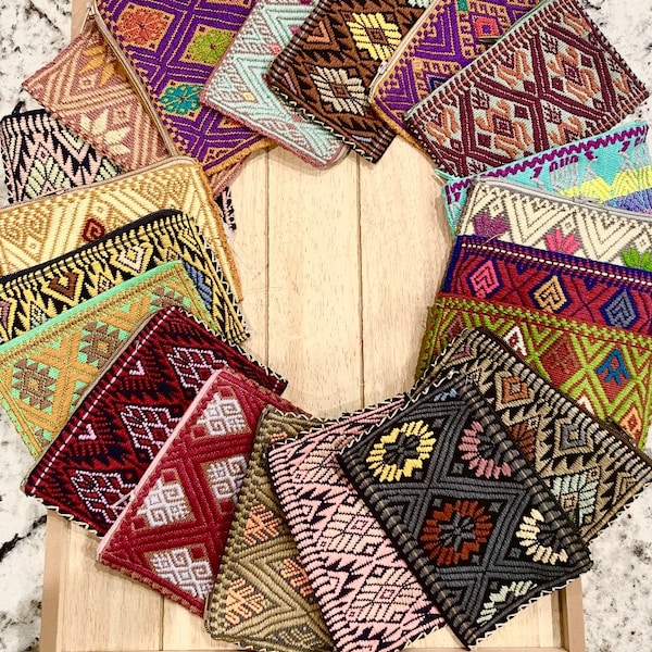 Embroidered Pouch - Etsy