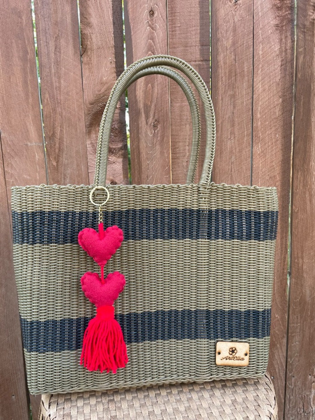 Beautiful Mexican Handcrafted Tote With Accessory - Etsy