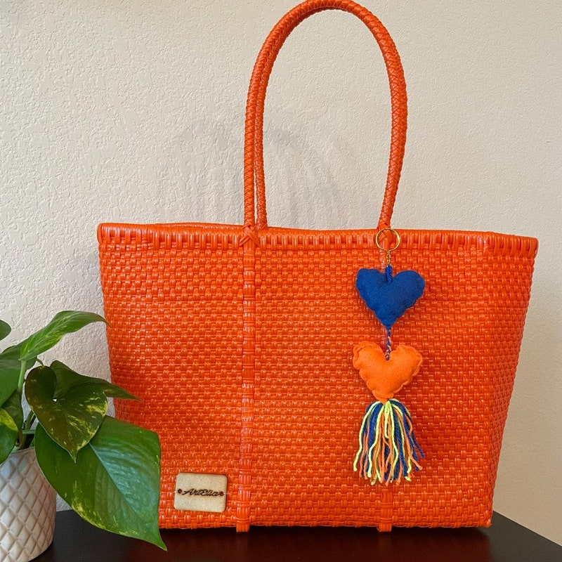 Orange Handbag - Etsy