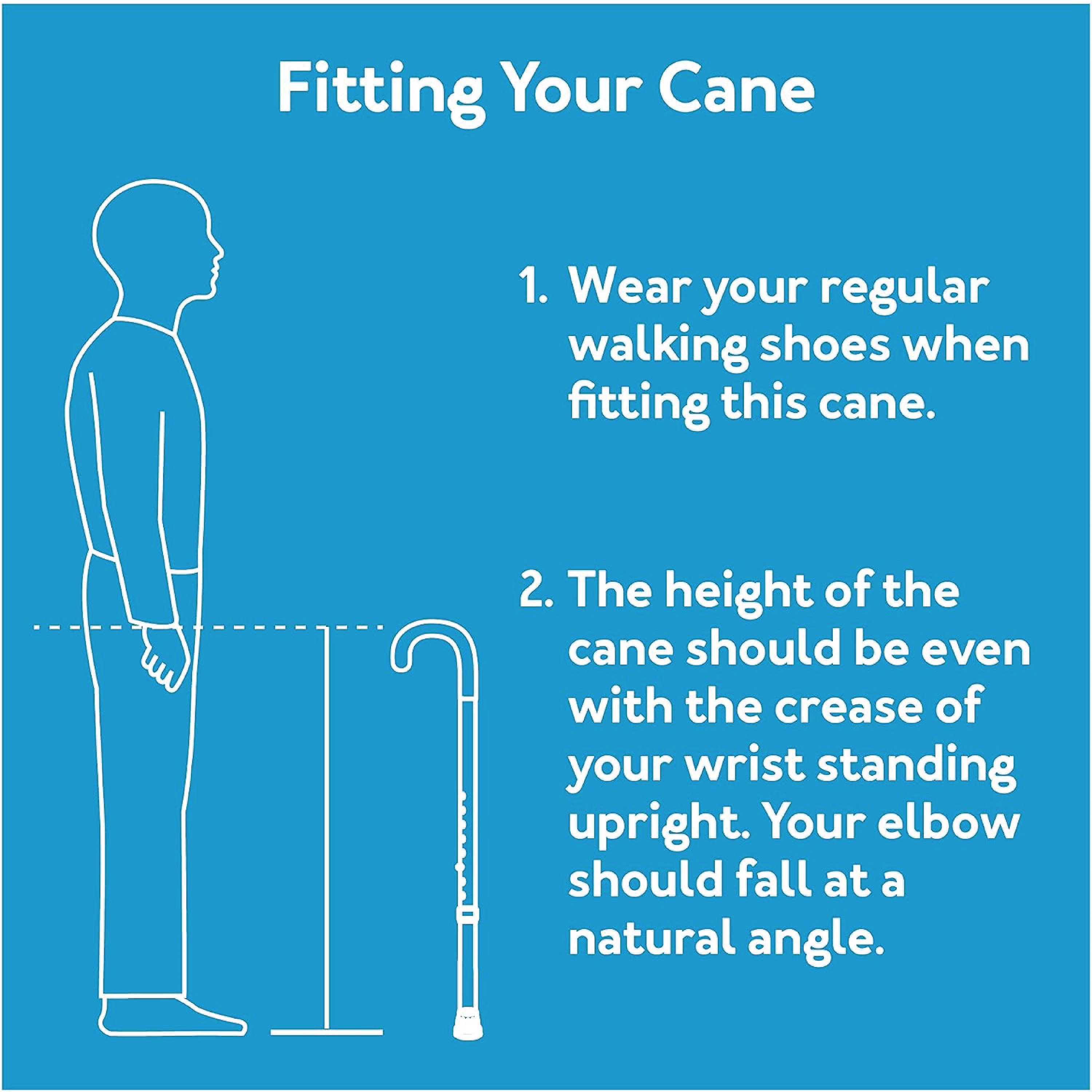 Wooden Canes for Men & Women With 250 Lb Weight Capacity 36 Long, 1 ...