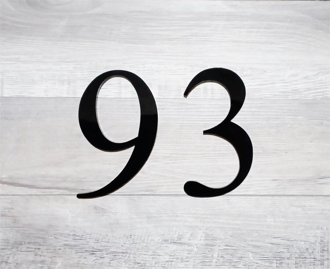 4 Inch Numbers, Mail Box Numbers, Modern House Numbers, Acrylic Numbers ...