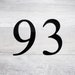 4 Inch Numbers, Mail Box Numbers, Modern House Numbers, Acrylic Numbers ...
