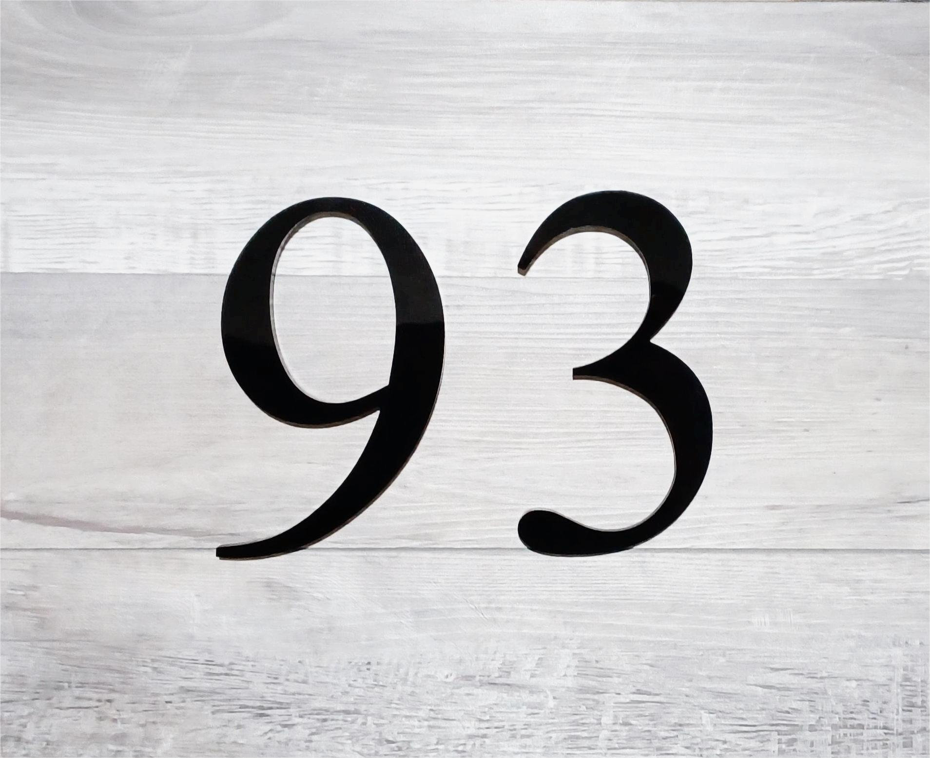 4 Inch Numbers, Mail Box Numbers, Modern House Numbers, Acrylic Numbers ...