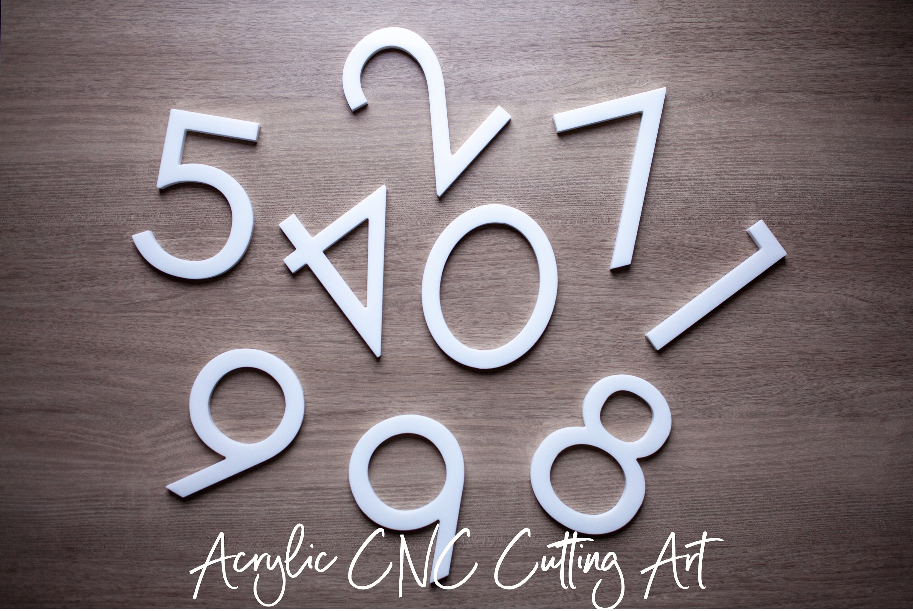 10 Inch Modern House Number Acrylic Number Plastic Number | Etsy