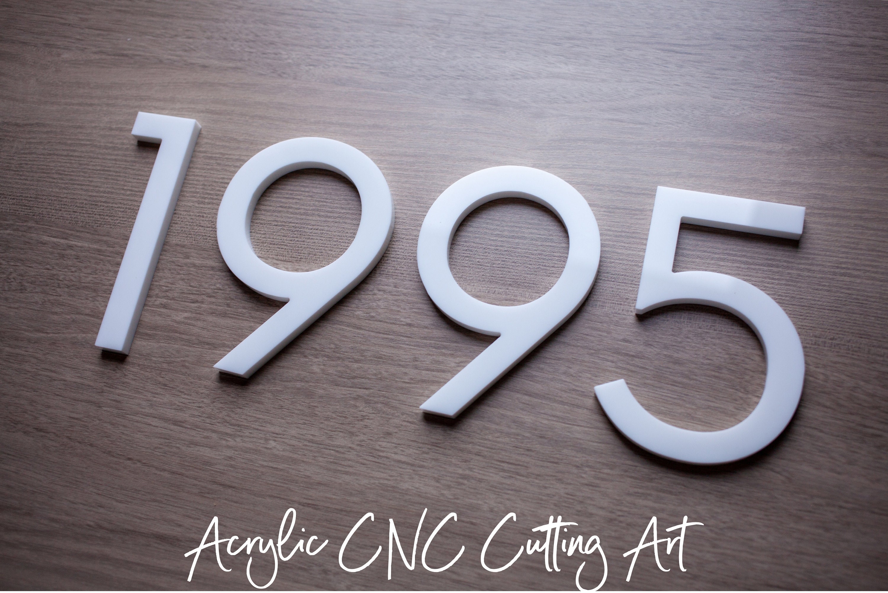 10 Inch Modern House Number Acrylic Number Plastic Number | Etsy