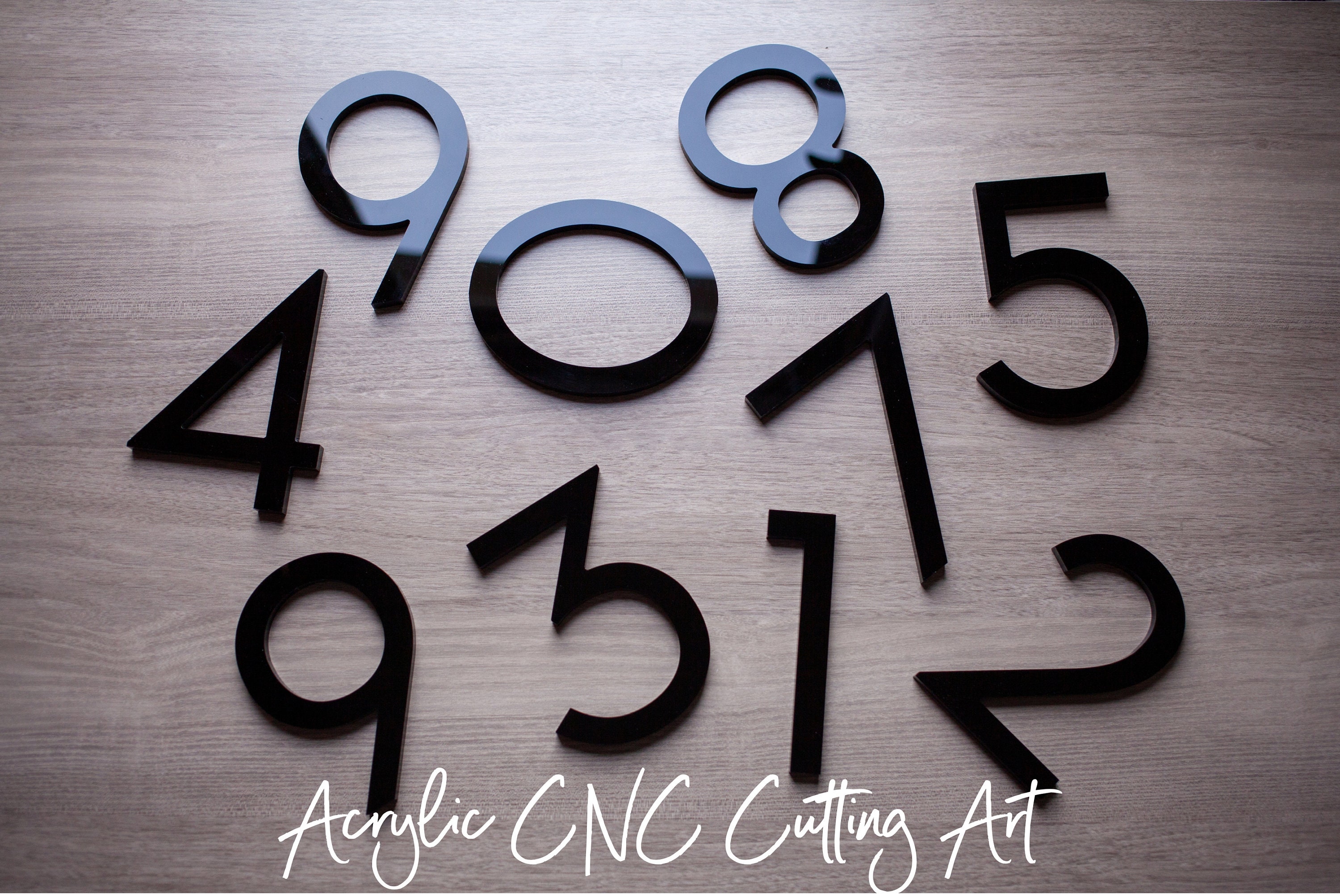 10 Inch Modern House Number Acrylic Number Plastic Number | Etsy