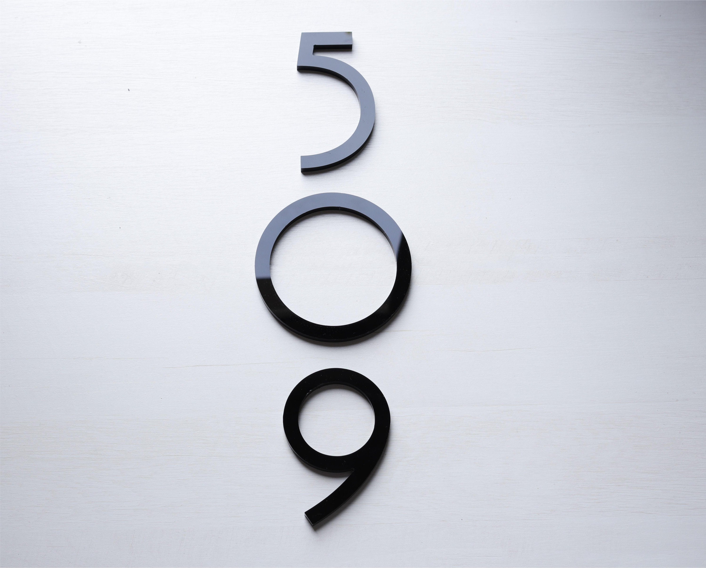 10 Inch House Numbers, Acrylic Numbers, Building Numbers, Address Sign ...