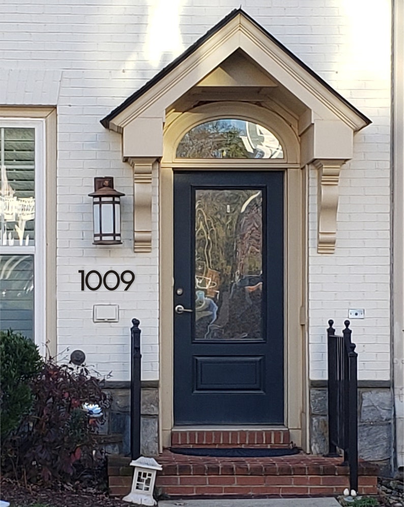 6 Inch Black House Number Acrylic Number Plastic Number | Etsy