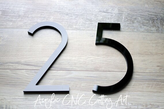 3 Inch Mailbox Number Acrylic Number Plastic Number Gift | Etsy