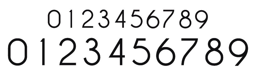 6 Inch Metal Numbers, Aluminum Numbers, Modern House Number, Garage ...