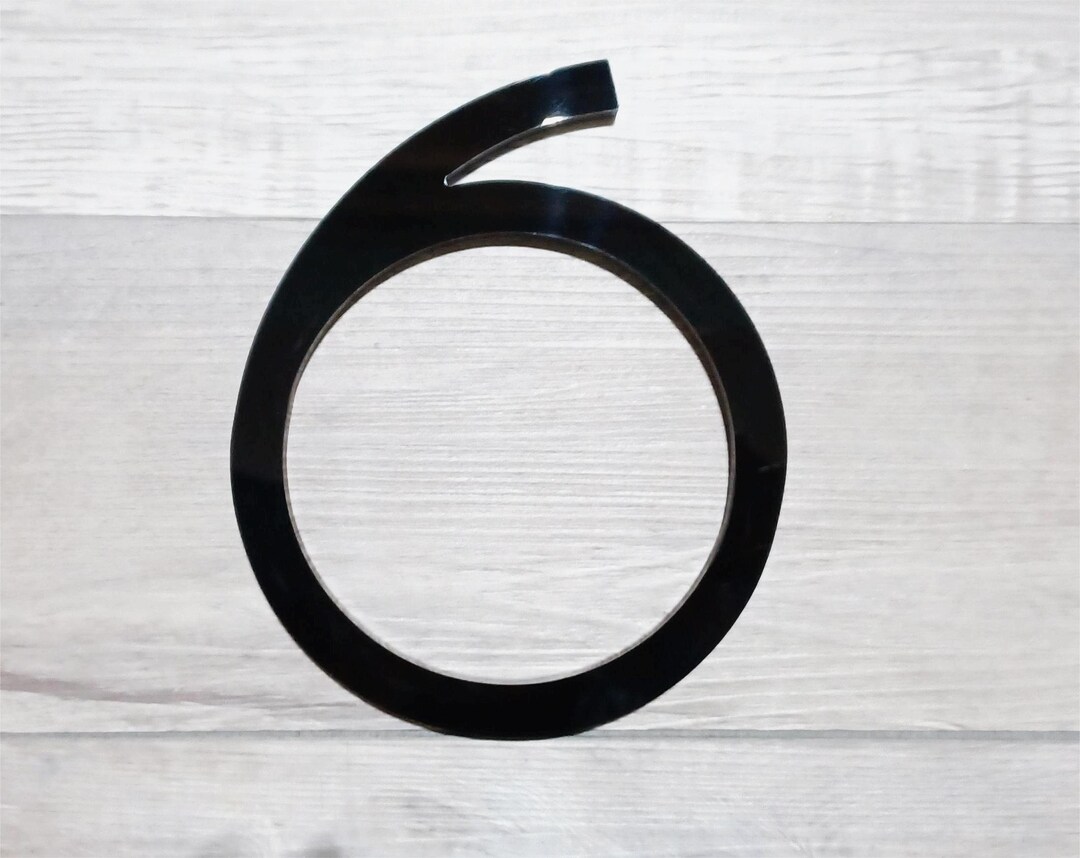 10 Inch House Numbers, Acrylic Numbers, Building Numbers, Address Sign ...