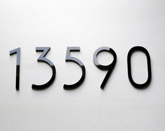 3 Inch Mailbox Number, Acrylic Number, Plastic Number, Gift for New ...