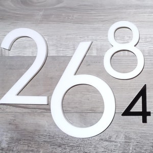 3 Inch Mailbox Number, Acrylic Number, Plastic Number, Gift for New ...