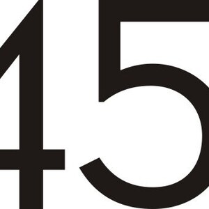 5 Inch Modern House Numbers, Acrylic Numbers, Plastic Number, Garage ...