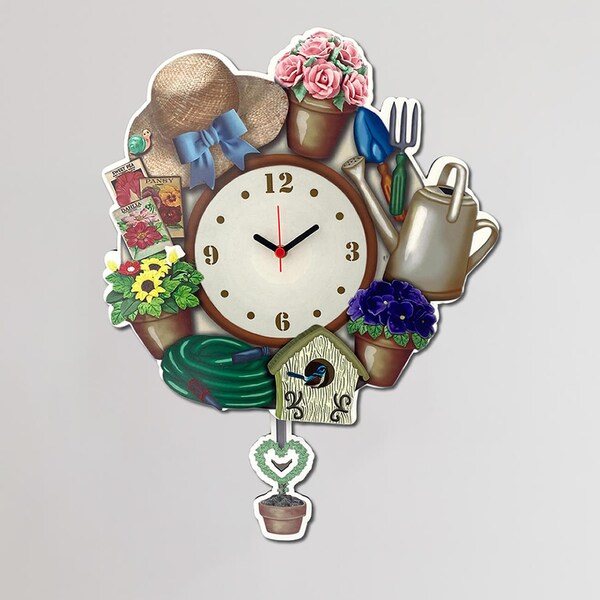Garden Clock - Etsy