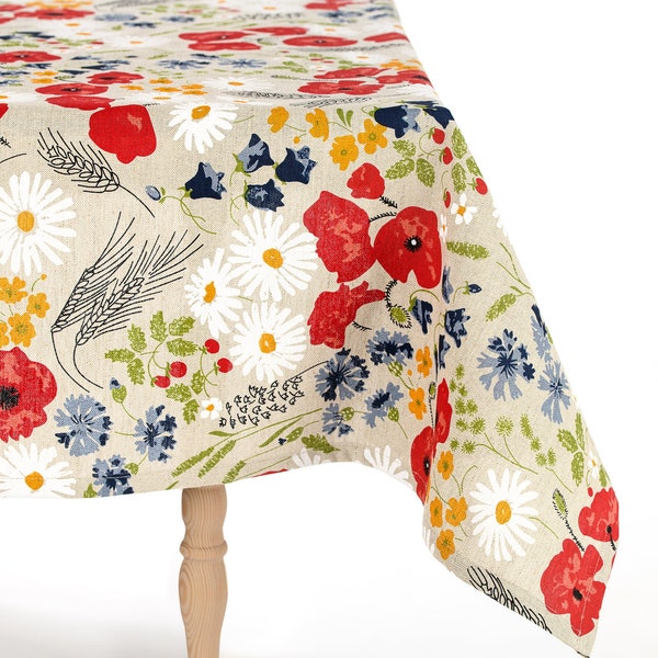 Floral Tablecloth - Etsy