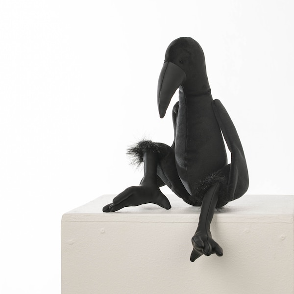 Stuffed Crow - Etsy