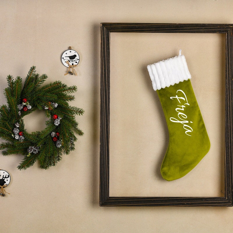 Green Stocking - Etsy