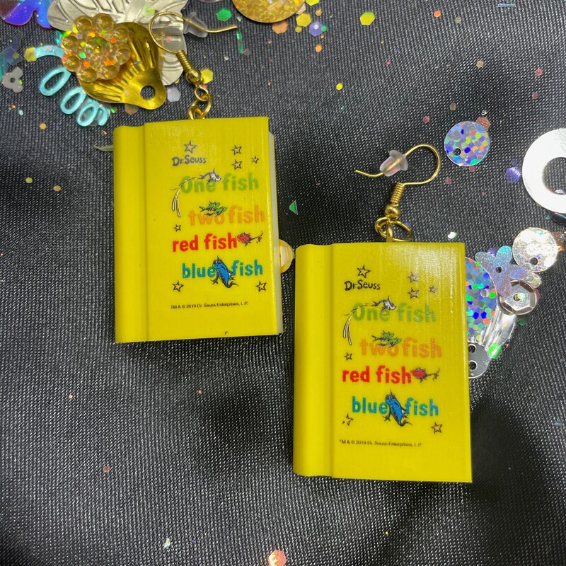 Fish One Dangle Earrings - Etsy